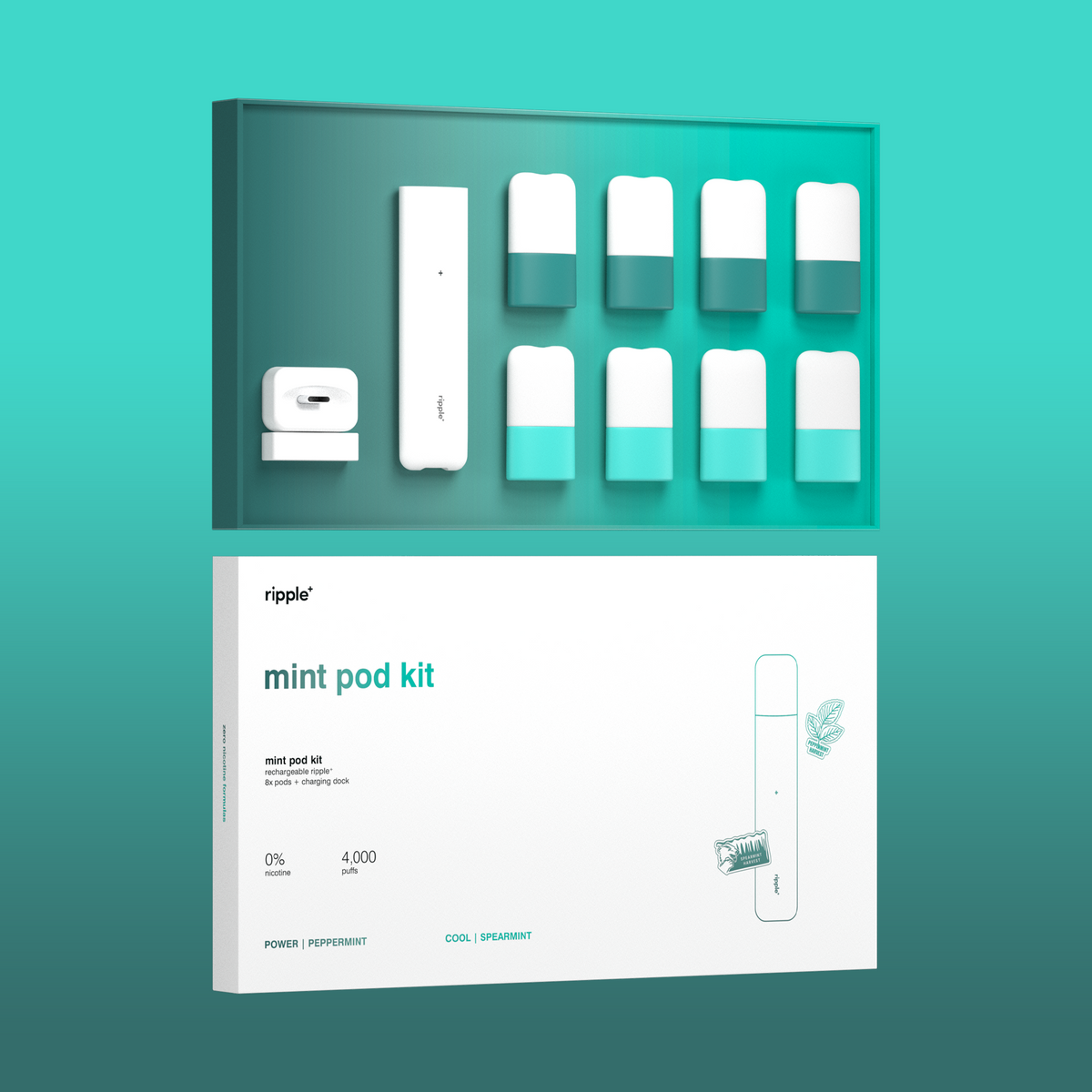 MINT POD KIT | Rechargeable Aroma Diffusers | Nicotine Free